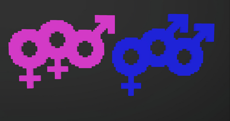 Second Life Marketplace - Pixel gender and sexuality signs