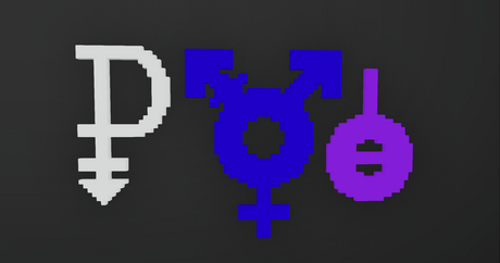 Second Life Marketplace - Pixel gender and sexuality signs