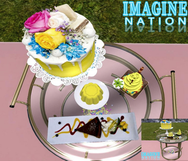 Second Life Marketplace - Imagine Sweet Treat Cake Cart