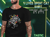 Second Life Marketplace - Tastic-9 Lives Spent Cat Shirt