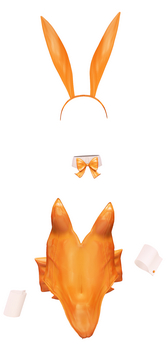 Second Life Marketplace - catNap./ USAGI BUNNY SUIT SET (PUMPKIN)
