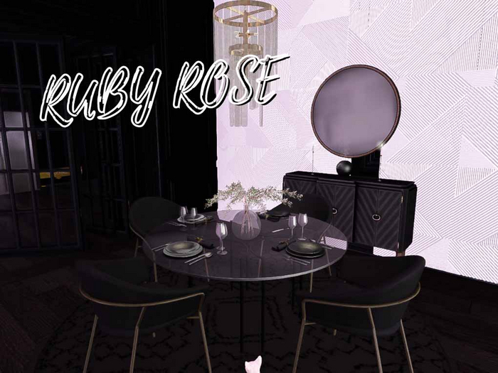 Second Life Marketplace - RUBY ROSE. Decorative wall panel