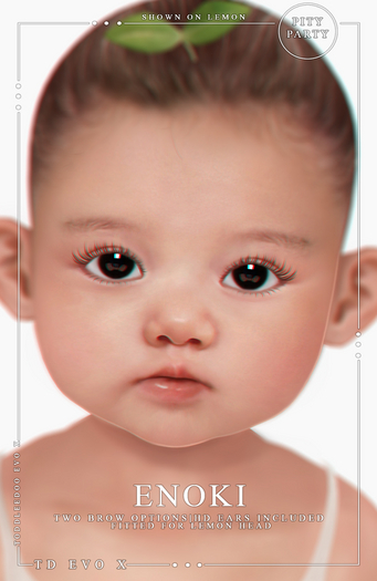 Second Life Marketplace - { Pity Party } Enoki TD Evo X Tone Amber {Wear Me}