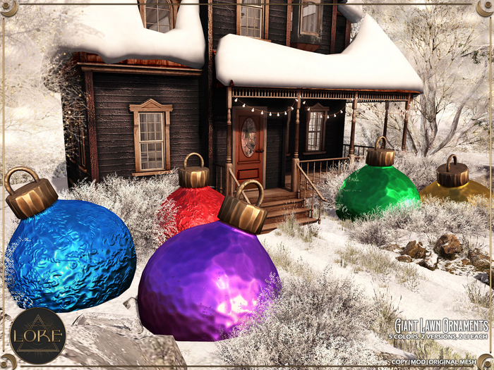 Second Life Marketplace - LORE Giant Lawn Ornaments