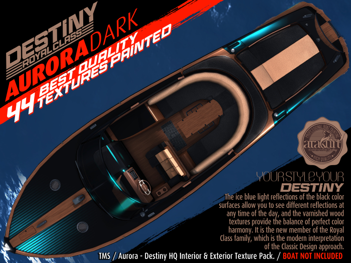 Second Life Marketplace - Aurora // Destiny Royal Class - Dark // Paint Pack