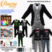 Second Life Marketplace - AmAzInG CrEaTiOnS Suit Open Chest Shirt Pants ...