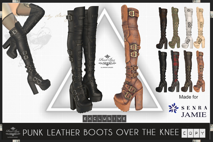 Second Life Marketplace - Pixel Box for SENRA JAMIE Body Punk Leather ...