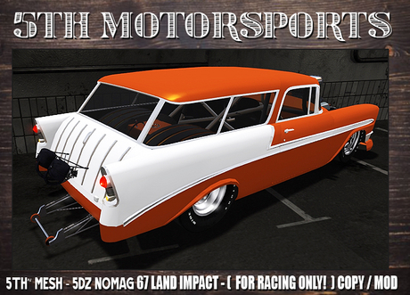 Second Life Marketplace - 5TH~ 5DZ Nomag Orange GEN9 ( For Drag Racing ...