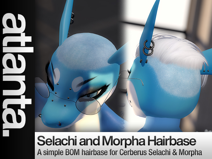 Second Life Marketplace - atlanta. - Selachi/Morpha BOM Simple Hairbase