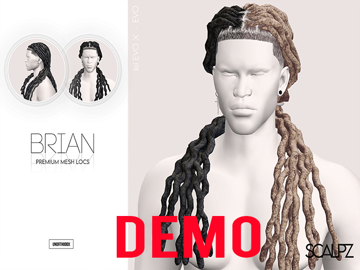Second Life Marketplace - Unorthodox Brian Locs [unpk] DEMO