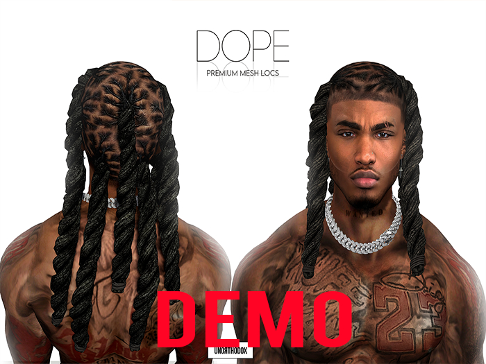 Second Life Marketplace - Unorthodox Dope Locs [UNPK] DEMO*