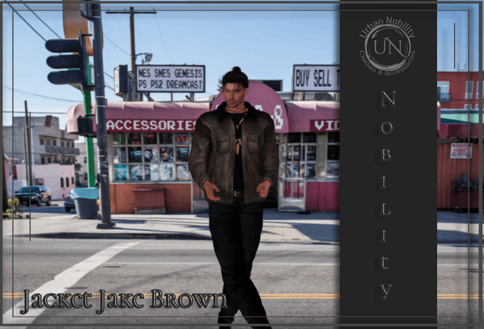 Second Life Marketplace - **UN** Jake Jacket:: Brown