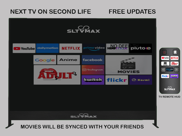 Second Life Marketplace - SLTVMAX - Next TV on SL [No Deed Tv ...