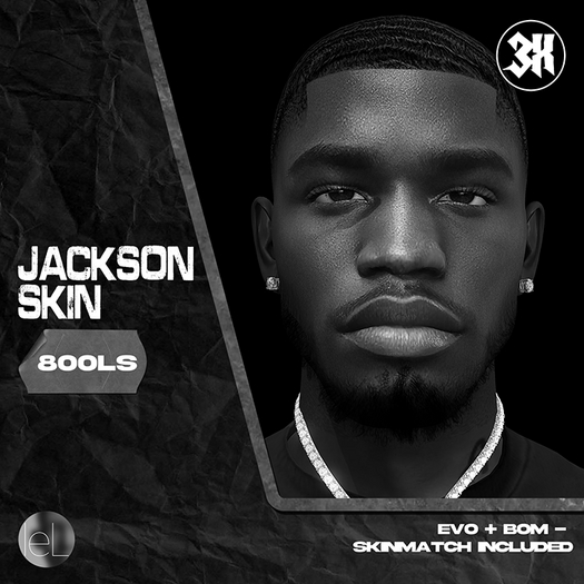 Second Life Marketplace - 3x Jackson Skin Bom/Evo Demo