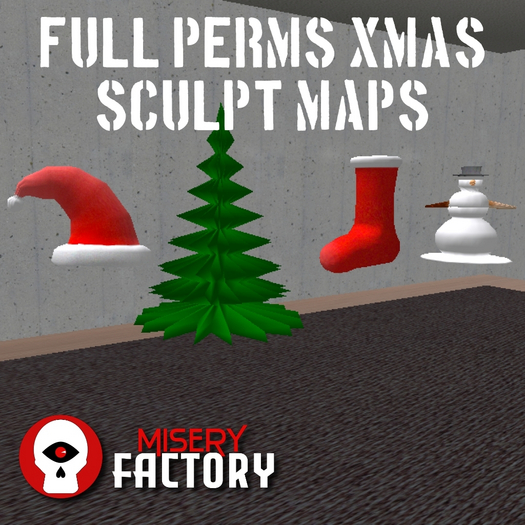 Second Life Marketplace - Full Perms Xmas Sculpt Maps