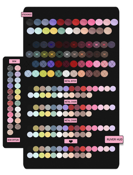Second Life Marketplace - RUVER-Garters :: Candy - FULL PACK (MAZE)