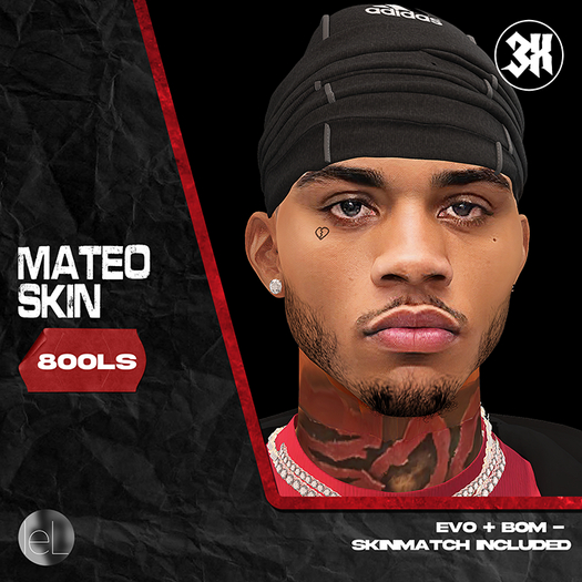 Second Life Marketplace - 3x Mateo Skin Bom/Evo