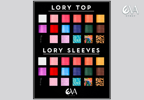 Second Life Marketplace - * Eva Store * Lory Top & Sleeves [DEMO]