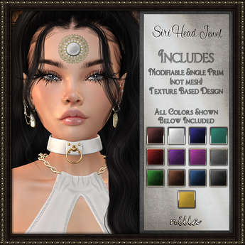 Second Life Marketplace - .:nilla:. - Siri Head Jewels