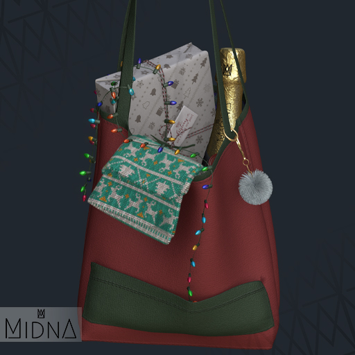 Second Life Marketplace - MIDNA - Jolly Bag - RED AND GREEN