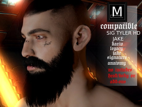 Second Life Marketplace - SHAPE FOR SIGNATURE TYLER HEAD BELLEZA LEGACY ...