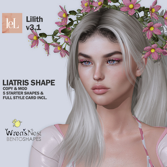 Second Life Marketplace - LELUTKA LILITH SHAPE - { wren's nest } - Liatris