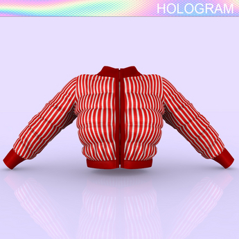 Second Life Marketplace - Christmas Candy Cane Jacket