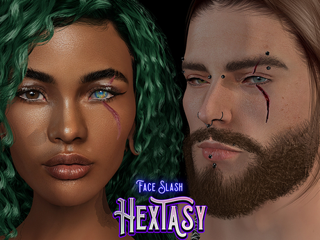 Second Life Marketplace - HEXTASY - FACE SLASH