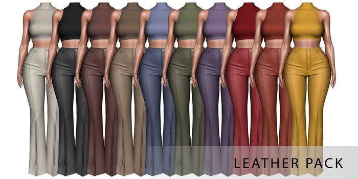 Second Life Marketplace - Lilleth. ALERT Leather Pack Legacy
