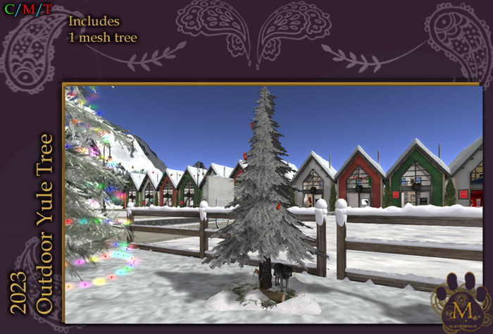 Second Life Marketplace - *M* 2023 outdoor yule tree Unpacker