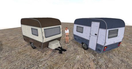 Second Life Marketplace - RMm Caravan Trailer v1.0 (Box)
