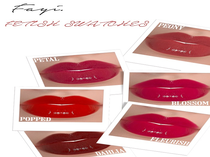Second Life Marketplace - Fayi. Fiorella Collection - Popped swatch Lel ...