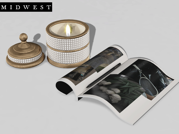 Second Life Marketplace - Midwest - Coast - Candle, Magazine