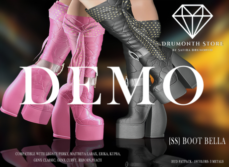Second Life Marketplace - {SS} BOOT BELLA DEMO