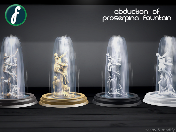 Second Life Marketplace - friller Abduction of Proserpina Fountain
