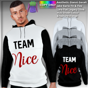 Second Life Marketplace - 50% Christmas Discount! *DCDM* Liam Hoodie ...
