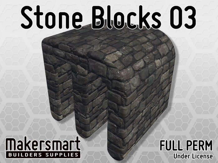 Second Life Marketplace - Makersmart: Stone Blocks 03 PBR Material