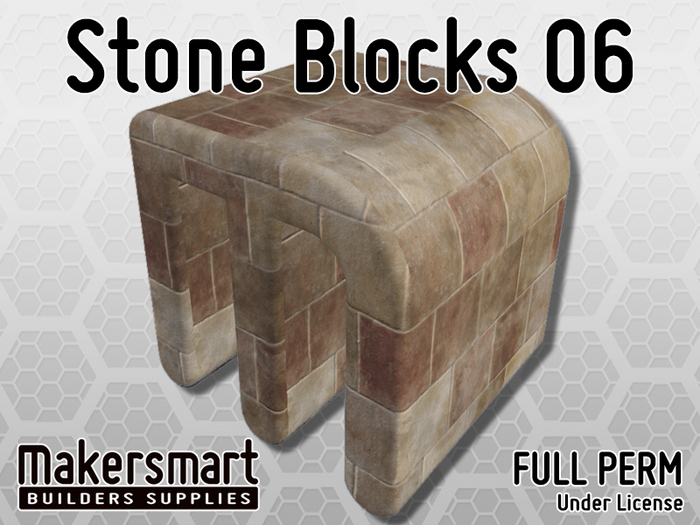 Second Life Marketplace - Makersmart: Stone Blocks 06 PBR Materials