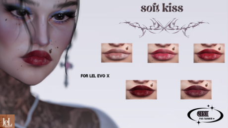 Second Life Marketplace - Gixi || Soft Kiss Lipstick || LEL EVOX