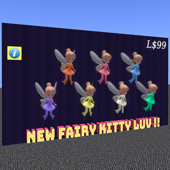 Second Life Marketplace - Fairy - Kitty Luv v7 - KittyCatS!® Companion ...