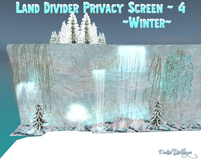 Second Life Marketplace - DEMO~ land divider ~WINTER~ 16LI~4