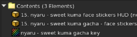 Second Life Marketplace - 15. nyaru - sweet kuma gacha - face stickers
