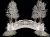 Second Life Marketplace - MC Winter Frost Fancy Garland Bridge Set