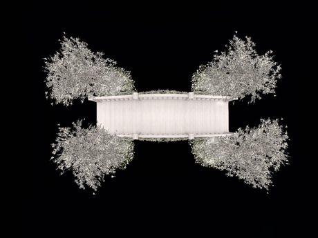Second Life Marketplace - MC Winter Frost Fancy Garland Bridge Set