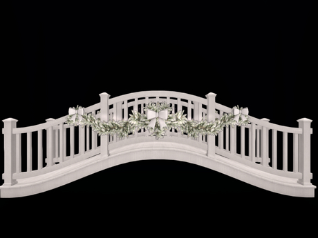 Second Life Marketplace - MC Winter Frost Fancy Garland Bridge Set