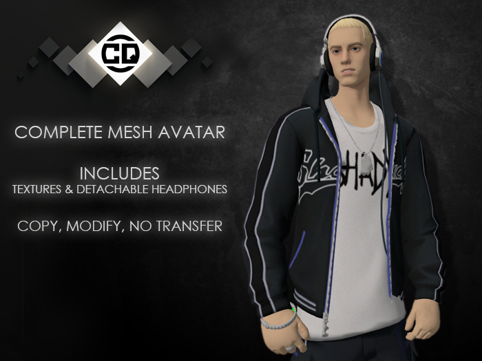 Second Life Marketplace - .:CQ:. Slim Shady Bento Avatar