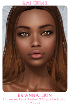 Second Life Marketplace - KAI SKINS // Brianna Skin // Brownie