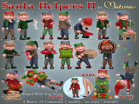 Second Life Marketplace - 16. Mutresse-Santa Helpers II RARE