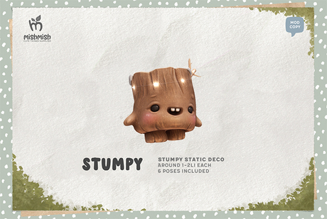 Second Life Marketplace - MishMish - Stumpy Deco - Winter [Boxed]