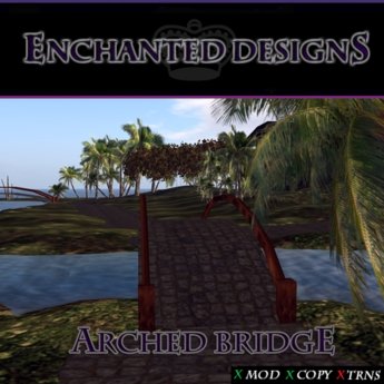 Second Life Marketplace - Enchanted Designs - Arched Bridge 20x5m